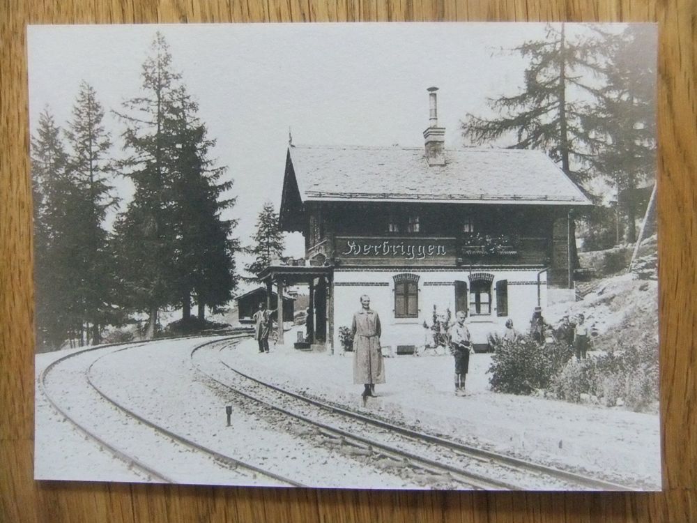 Bahnhof Herbriggen an der Visp-Zermatt Linie Wallis Valais (Gebraucht) in St. Niklaus VS für CHF ...