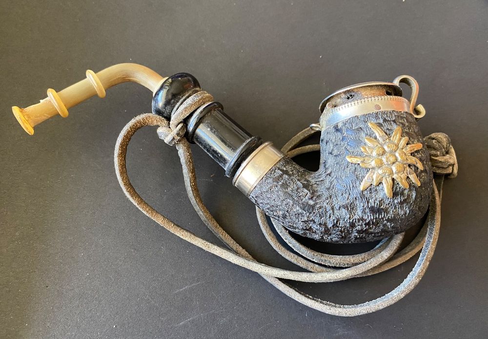 Pfeife KH mit Edelweiss und Deckel (Gebraucht) in Hindelbank für CHF 20 ...