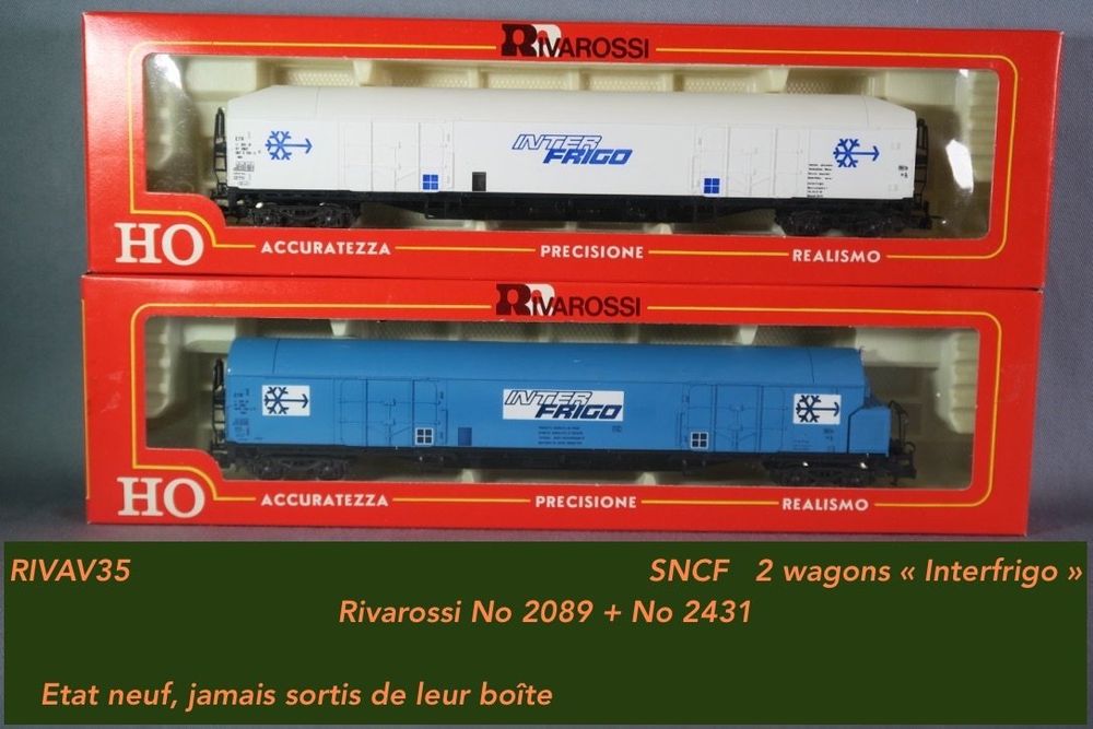 RIVAV35 SNCF 2 Wagons Interfrigo Rivarossi | Kaufen auf Ricardo