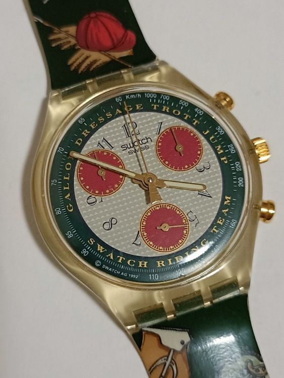 Swatch Chronograph Riding Team • Full set (Neu und originalverpackt) in ...