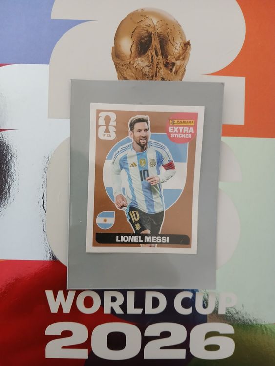 Panini Extra Sticker Bronze Lionel Messi Neuzustand (Neu (gemäss ...