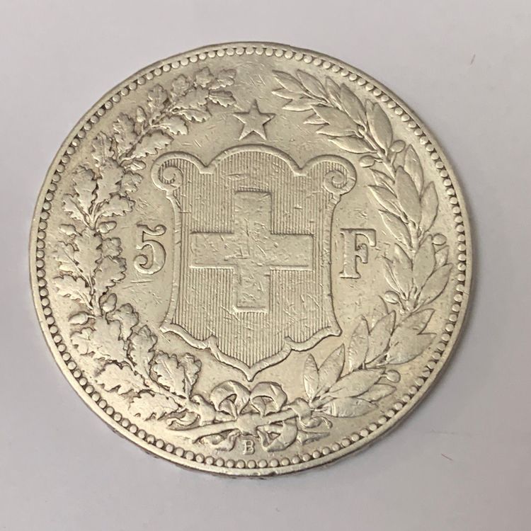 5 Franken Silber Frauenkopf 1889 - 2 | Kaufen auf Ricardo