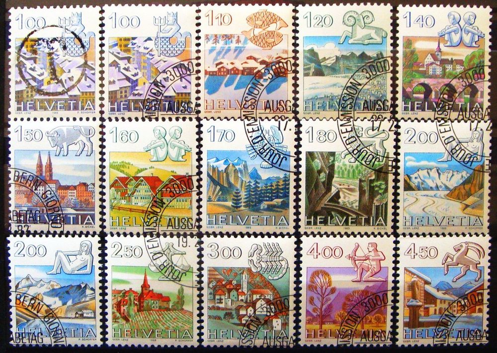 >1982 :Alle Tierkreiszeichen ET SBK 55.- | Kaufen auf Ricardo