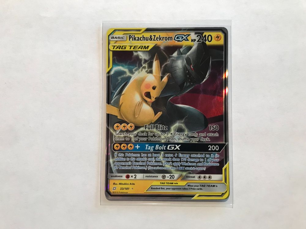 Pikachu & Zekrom GX Team Up EN | Kaufen auf Ricardo