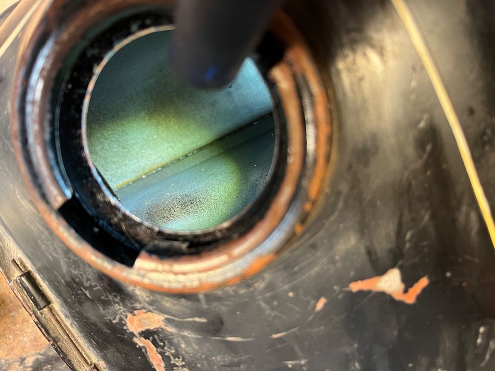 DKW IFA MZ RT 125 Motorrad Benzintank schwarz ⑤ №49 (Gebraucht) in ...