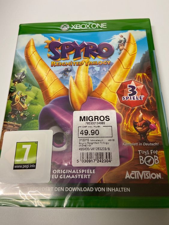 Spyro reignited trilogy Xbox One (Neu und originalverpackt) in Buchs SG ...