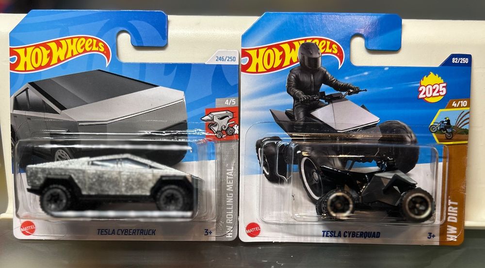 Hot Wheels Tesla Set Cypertruck & Cybersquad (Neu und originalverpackt ...