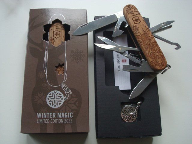 Victorinox Super Tinker WOOD Winter Magic LT. ED. 2022 (Neu und ...