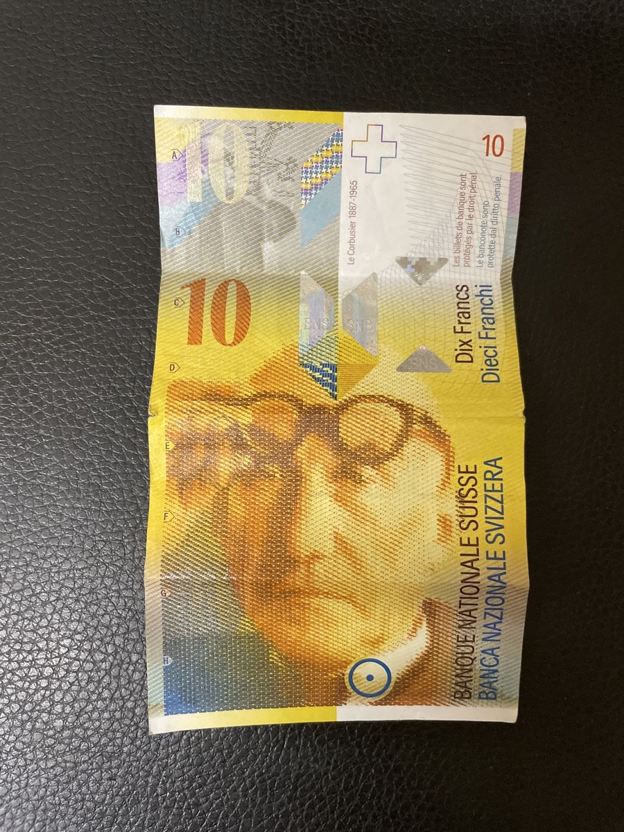 10 Franken Banknote Corbusier gebraucht (Gebraucht) in Dietikon für CHF ...