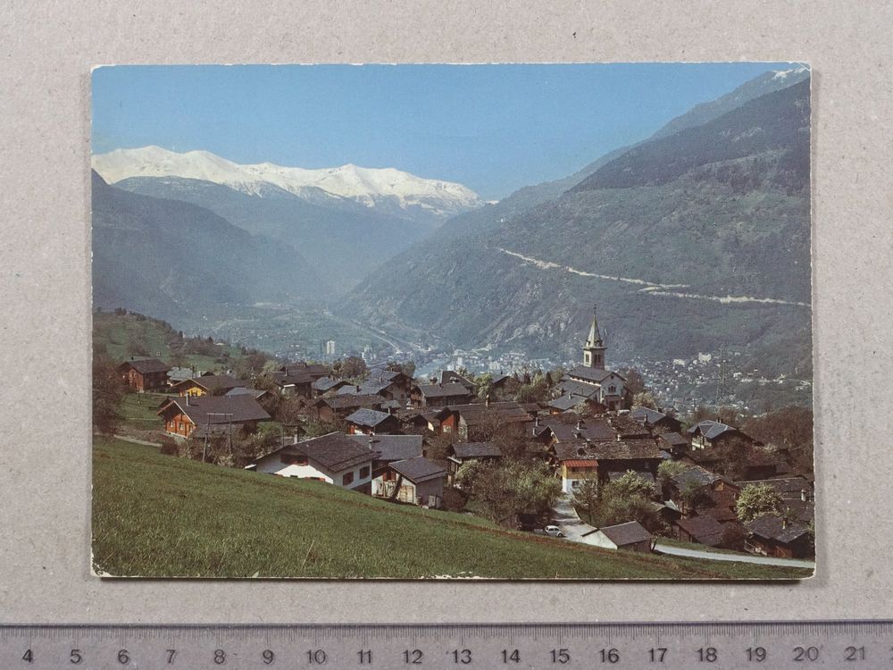 Termen, 1976, Blick ins Rhonetal | Kaufen auf Ricardo