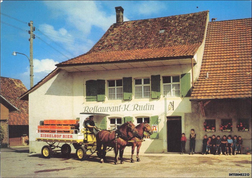 Arboldswil BL // Restaurant K. Rudin Ziegelhof Bier Kutsche | Kaufen ...
