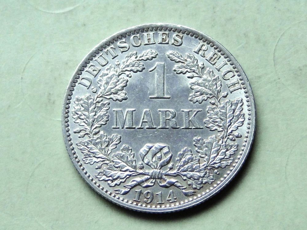 Deutsches Reich - 1 Mark 1914 A Silber (2) (Gebraucht) in Killwangen ...