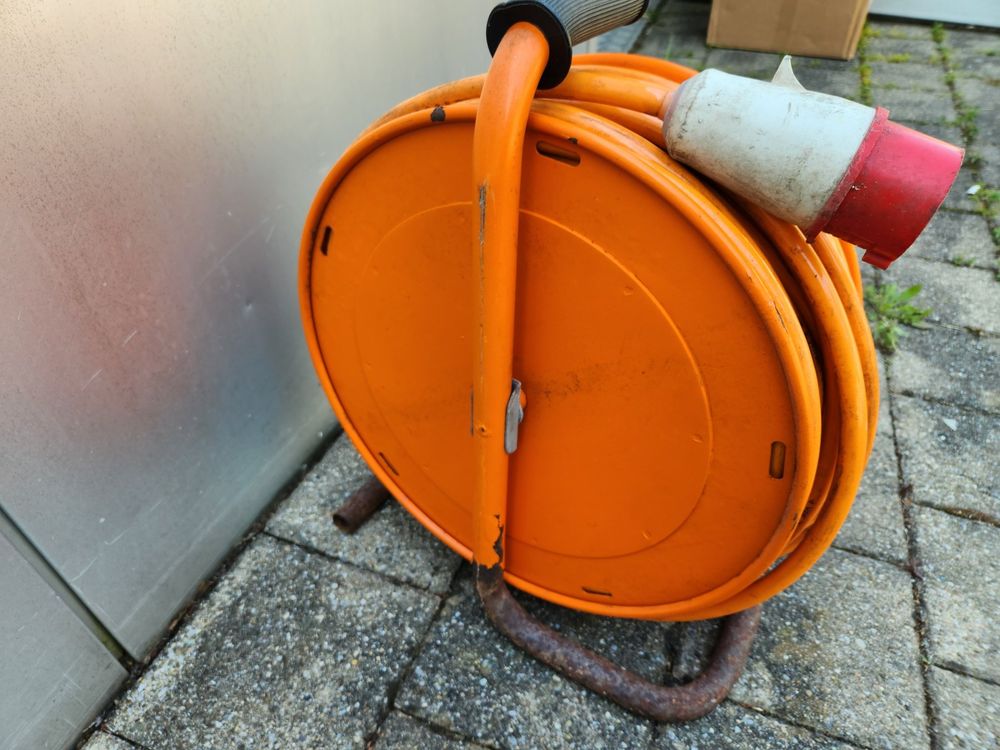 Kabelrolle 3x400V 5x 2.5mm2 30m CEE Stecker Steckdosen 16A (Gebraucht ...