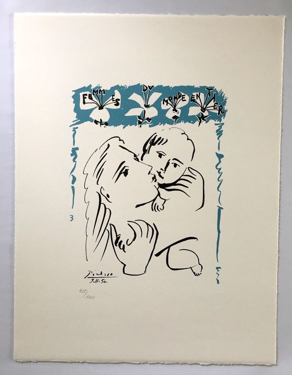 Pablo Picasso "Femmes du Monde Entier" Farblithographie (Gebraucht) in ...