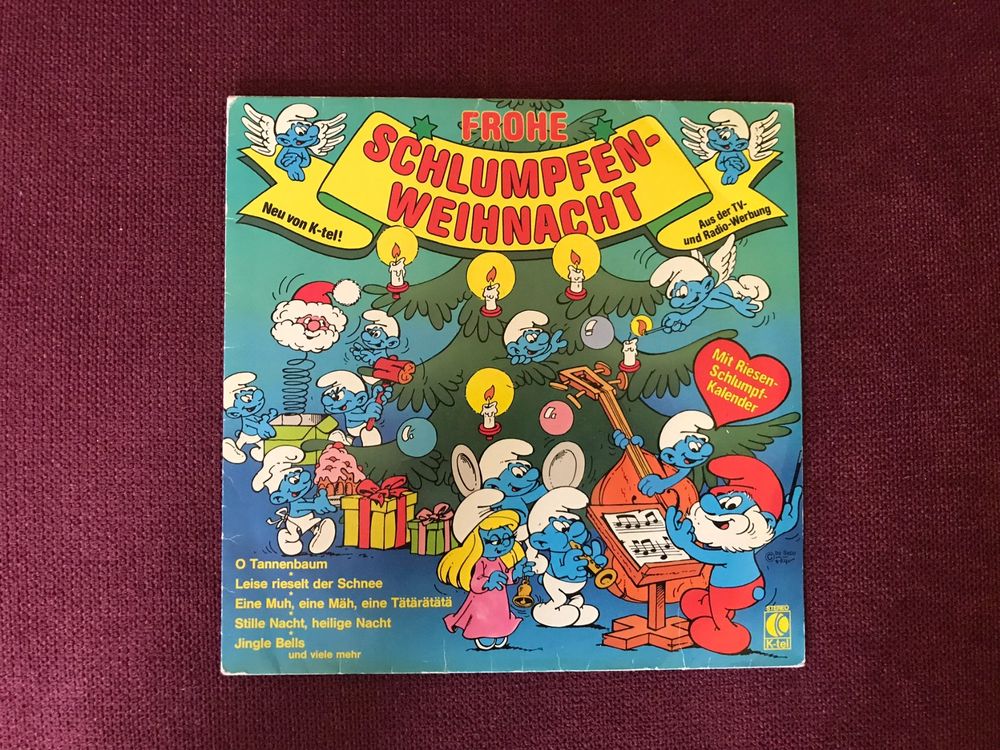 Schallplatte: Frohe Schlumpfen Weihnacht | Kaufen auf Ricardo