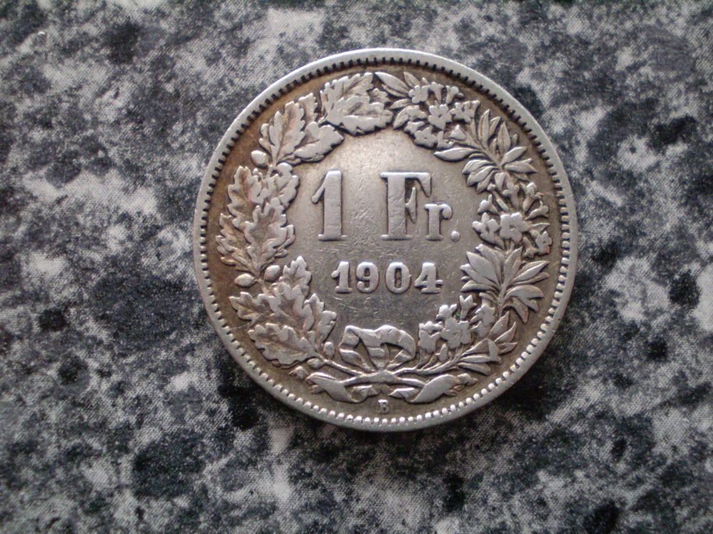 1 Fr.1904 !!! Rar !!! ab 1.- !!! (Gebraucht) in Dierikon für CHF 6 – mit Lieferung auf Ricardo ...