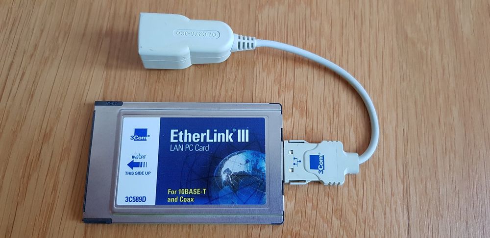 PCMCIA Ethernet Card - 3Com EtherLink III | Kaufen auf Ricardo
