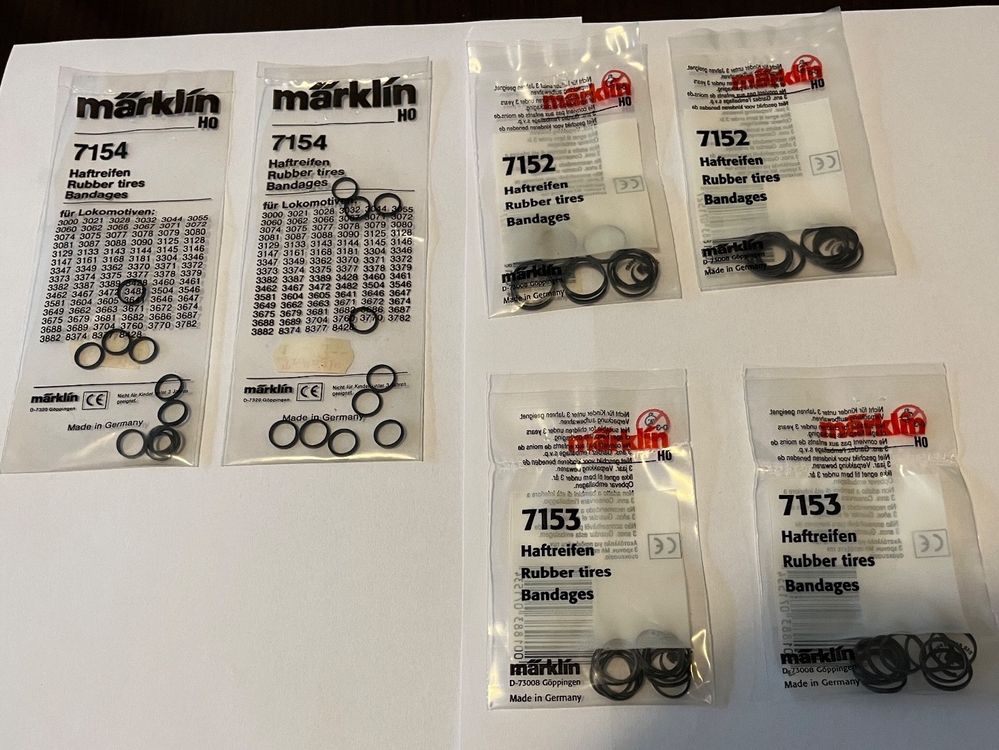 Haftreifen Märklin 7152 7153 7154 (Neu und originalverpackt) in ...