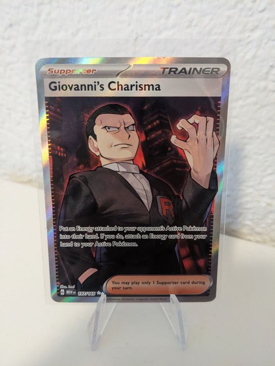 Pokemon 151 - Giovannis Charisma 197/165 ( EN ) ab 1Fr!!! | Kaufen auf Ricardo