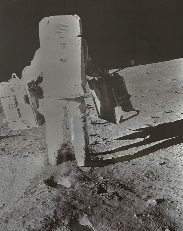 NASA, Apollo 11, Edwin Aldrin, Moon Man At Work, 1969, TOP (Gebraucht ...