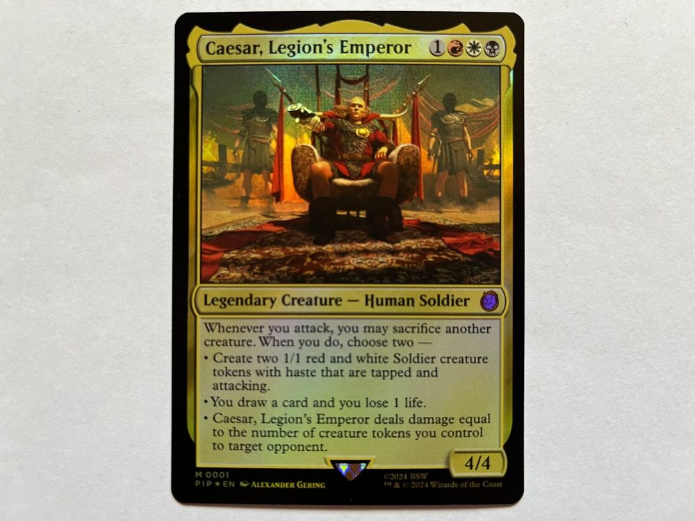 Foil Caesar, Legion's Emperor (Neu (gemäss Beschreibung)) in Riedern ...