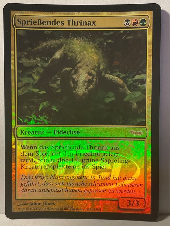 Magic The Gathering - Spriessendes Thrinax (Promo) (Gebraucht) in ...
