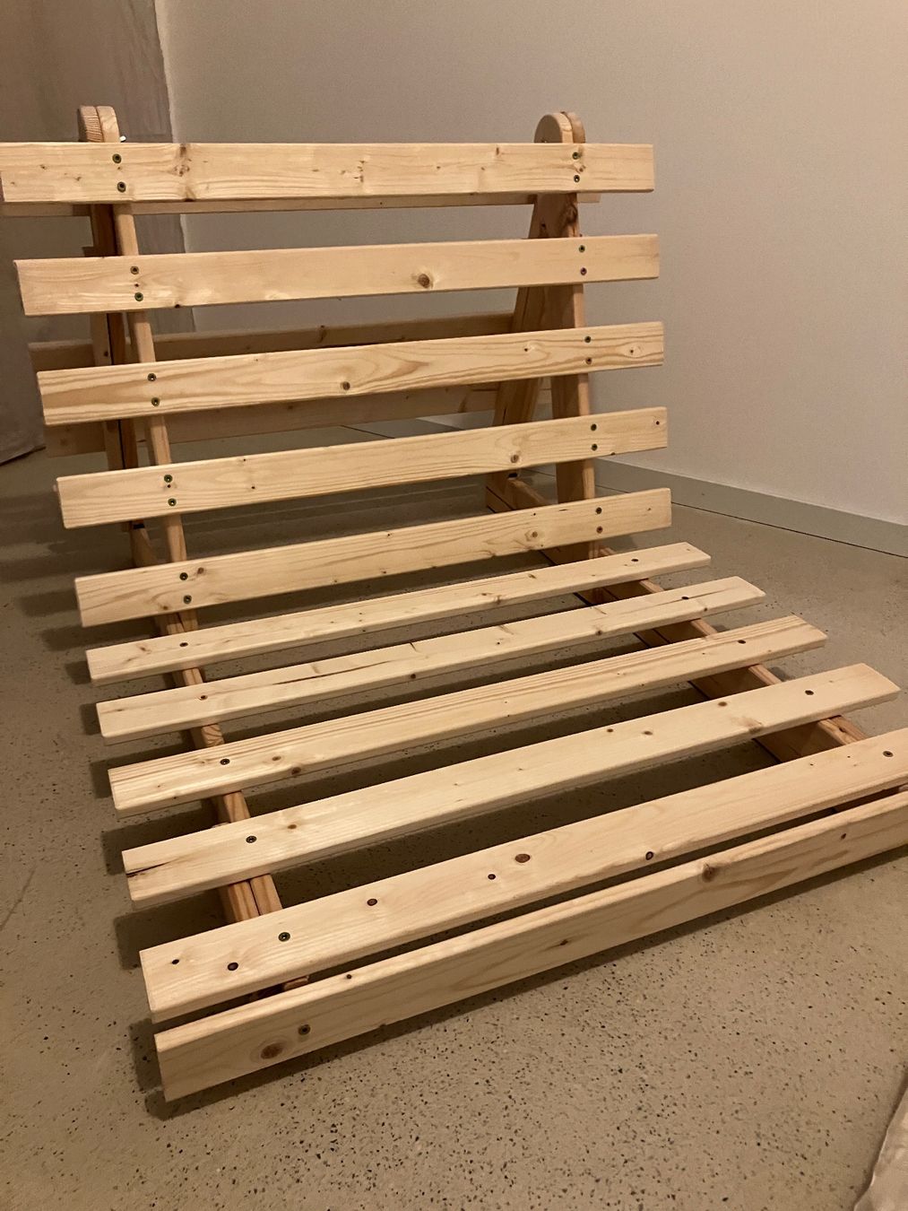 Thai-Futon 90x200 aus Holz (Selbstmontage) (Neu (gemäss Beschreibung ...