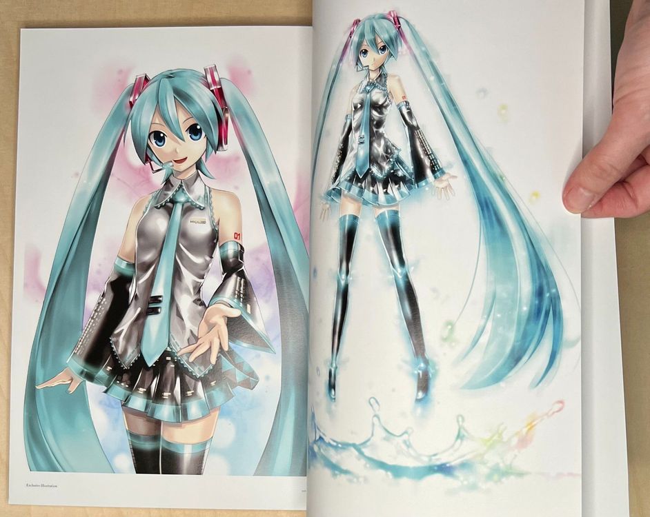Buch Livre Manga Mikucolor Hatsune Miku Illustration (Neu (gemäss ...