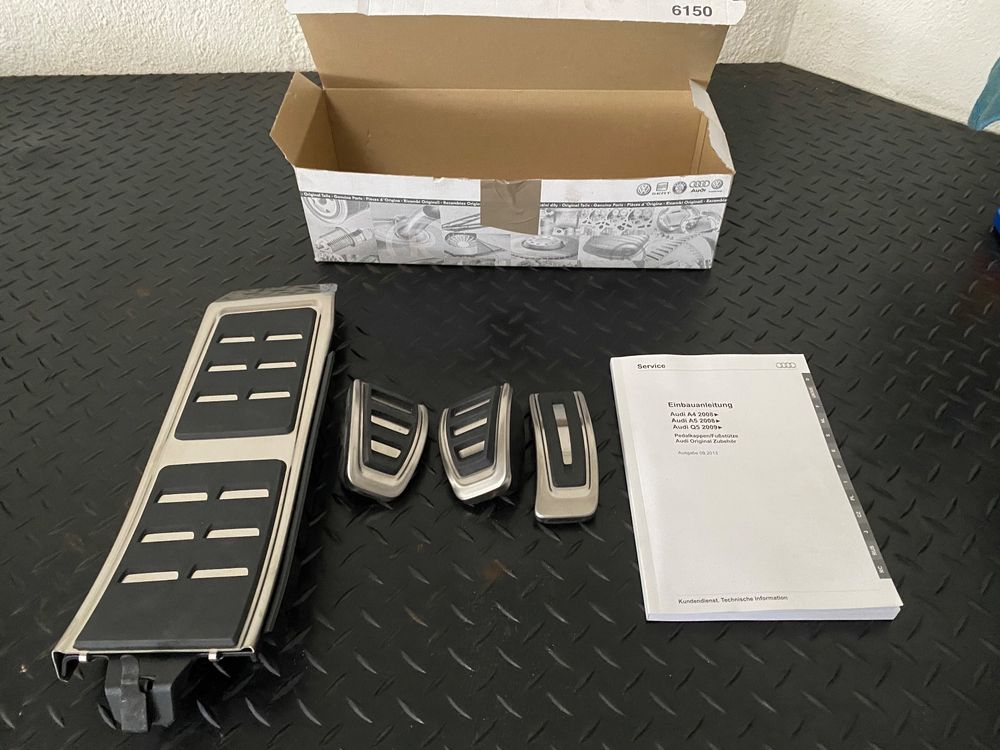 Pedal Auflage Aluminium Audi A4 A6 A5 Q5 4B1 864 77 B 4P7 | Kaufen auf ...