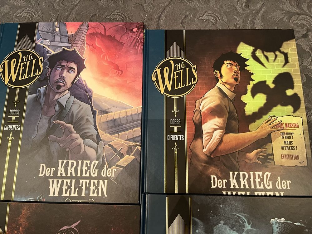 H.G. Wells Comic Sammlung: Zeitmaschine, Krieg der Welten et (Neu ...
