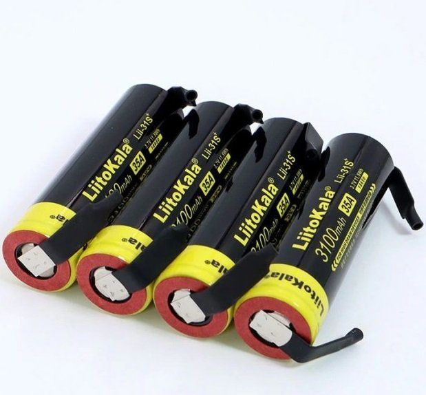 LiitoKala Lii-31S 3100mAh 3,7V Li-Ion 18650 Akku Batterie (Neu (gemäss ...