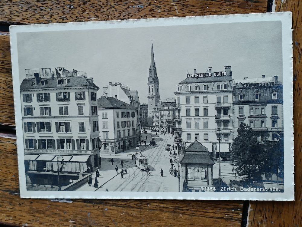 Photo Karte / Zürich - Badenerstrasse ca. 1925 (Gebraucht) in Brugg AG ...