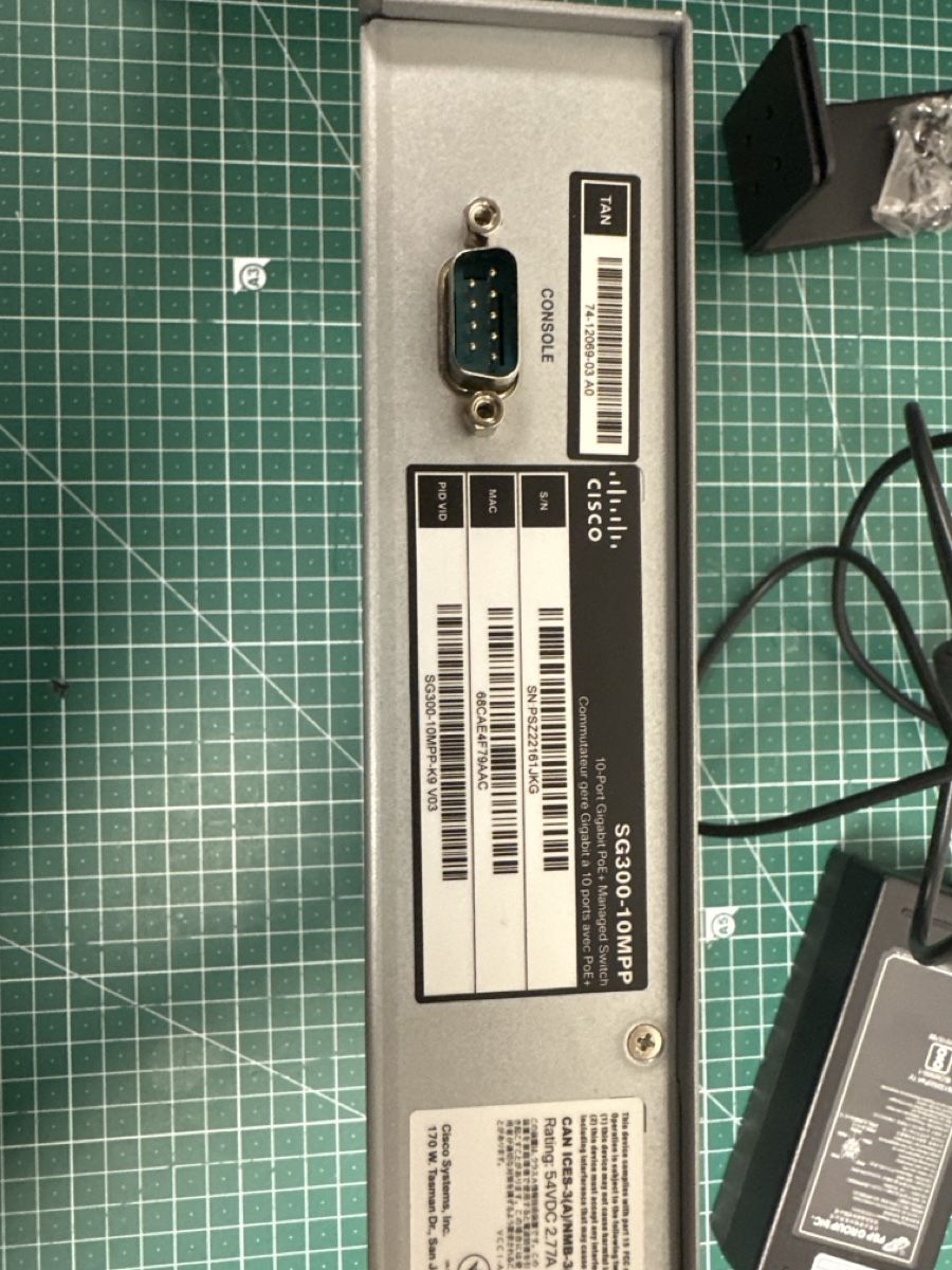 Cisco SG300-10MPP 10-Port Gigabit PoE+ Managed Switch (Gebraucht) in ...