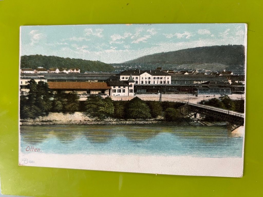 Alte Ansichtskarte von Olten, gelaufen 1908, Top Zustand! (Gebraucht ...