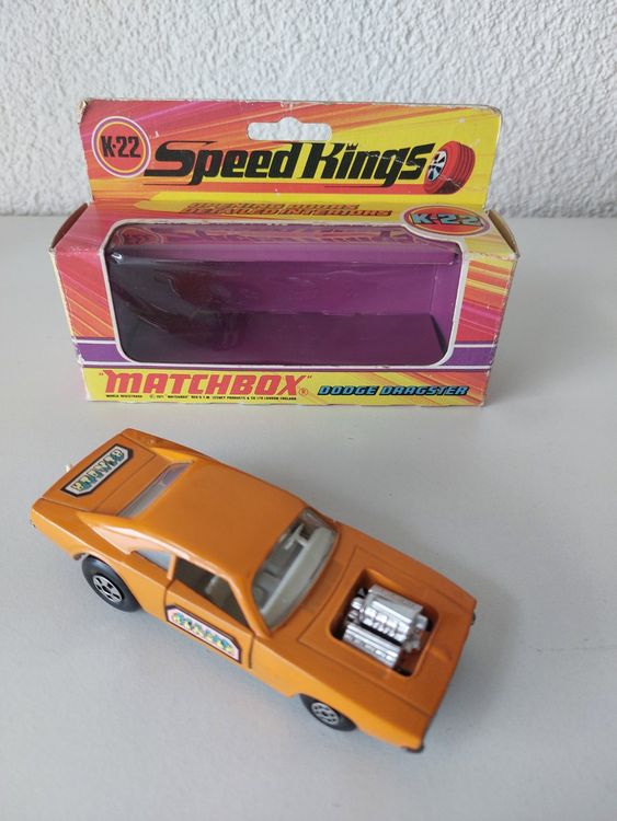 MATCHBOX SPEED KINGS K-22 DODGE DRAGSTER mit Box | Kaufen auf Ricardo