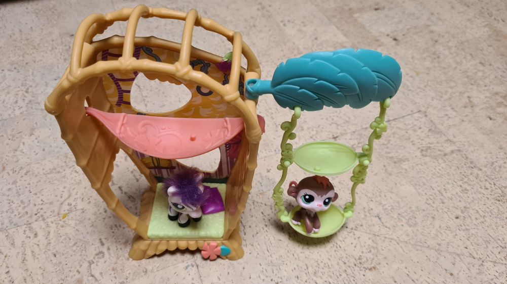 Littlest Pet Shop Cutest Pets 36968 - Monkey und Zebra (Gebraucht) in ...