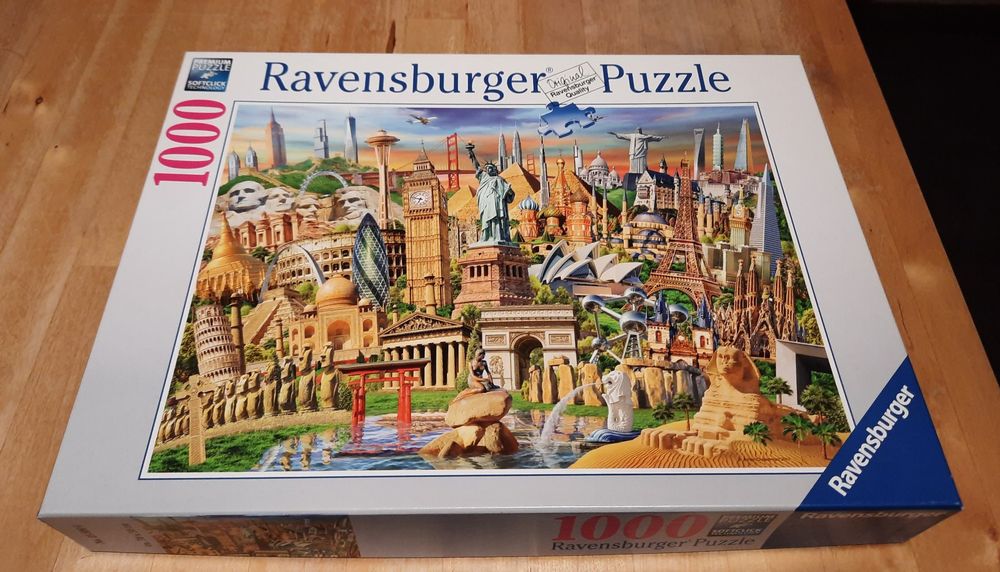 Ravensburger Puzzle 1000 Teile "Sehenswürdigkeiten weltweit" (Gebraucht) in Wislikofen für CHF 7 ...