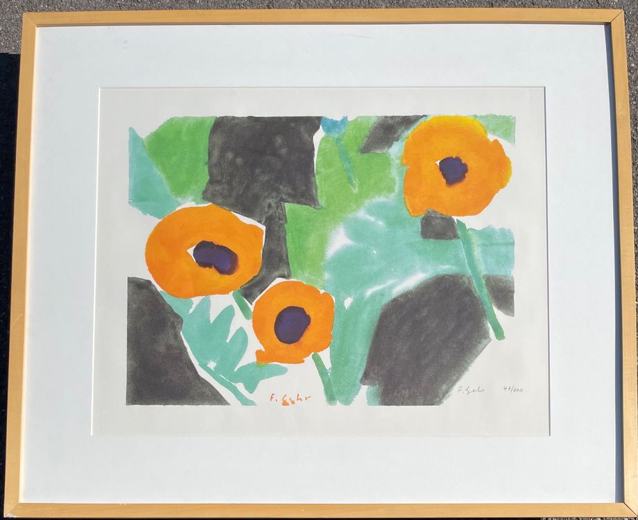 Ferdinand Gehr (1896-1996) grosse Lithographie Handsigniert (Gebraucht ...