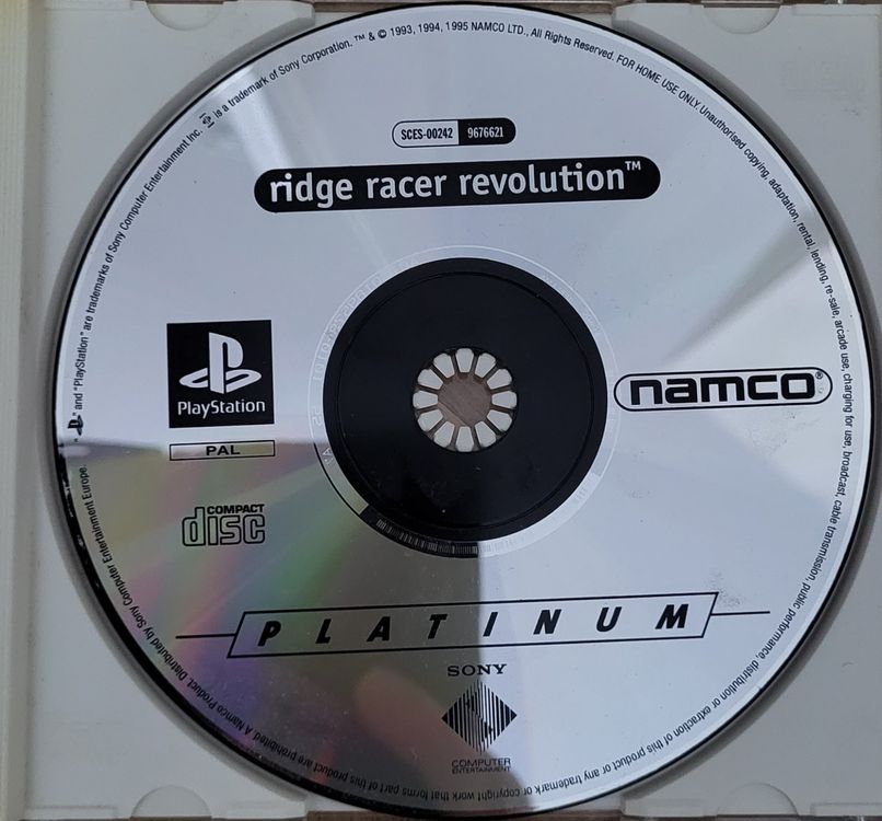 Ridge Racer Revolution PS1 Playstation 1 Jeu Spiel MULTI (Gebraucht) in ...