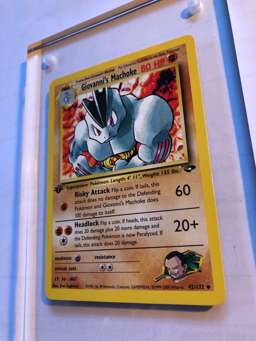 Giovanni's Machoke (uncommon)1st Gym C. - NM - ab 1.- (Usato) a ...