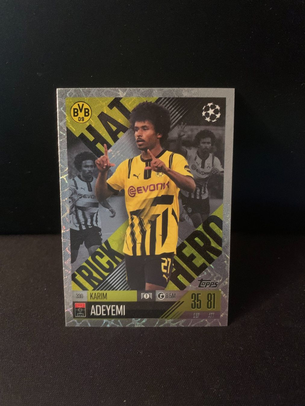 Topps Match Attax Karim Adeyemi Hattrick Hero BVB (Neu (gemäss ...