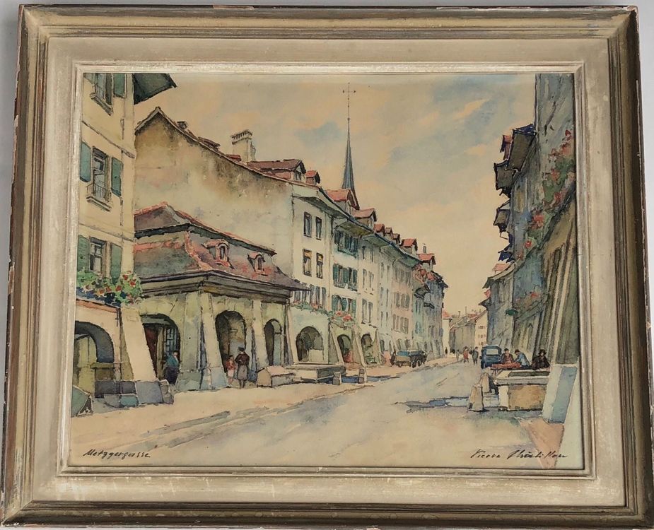 Pierre Chatillon Orig. Aquarell | Kaufen auf Ricardo