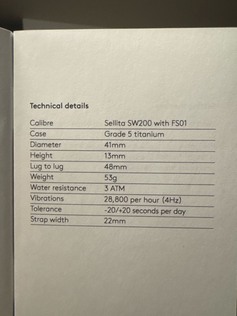 Christopher Ward C1 Bel Canto Titan Swiss Made Sonnerie Uhr (Neu und ...