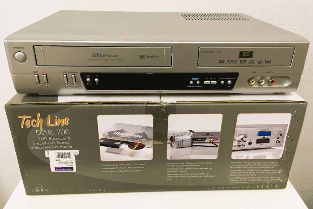 Tech Line DVRC 700 DVD-VHS-Recorder für nur Fr. 125.-- (Gebraucht) in ...