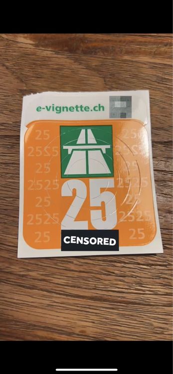 Autobahnvignette 2025 (Neu und originalverpackt) in Jona für CHF 35 – mit Lieferung auf Ricardo ...