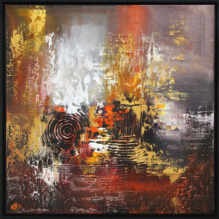 Gemälde URFEUER I Kunst Bilder Malerei, G. Hung (Neu und originalverpackt) in Dresden für CHF ...