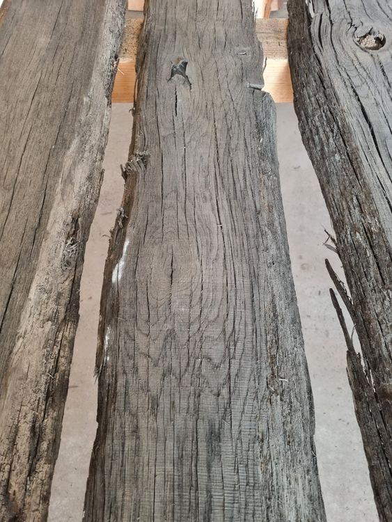 Mooreiche Bretter Unikat Edelholz Deko Tisch 4 Stk 32 mm Set (Gebraucht ...