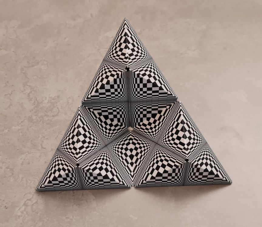 Magnetic Transforming Cube, GeoBender geometric Art & Design (Neu ...