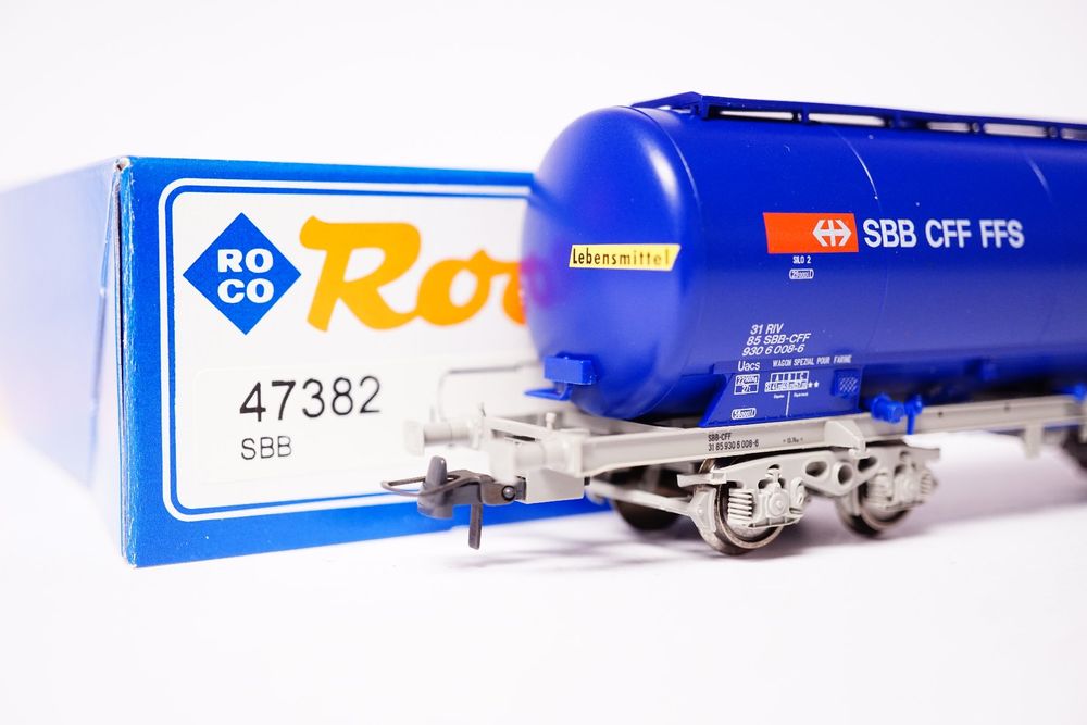 2ß Roco 47382 SBB Güterwagen Uacs Lebensmittel blau | Kaufen auf Ricardo