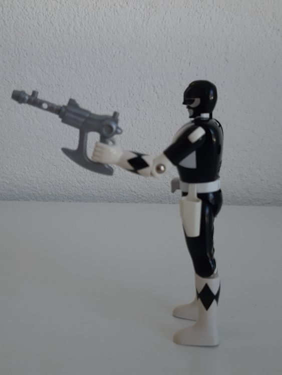 Mighty Morphin Power Rangers Black Ranger Flip Head Figure (Gebraucht ...
